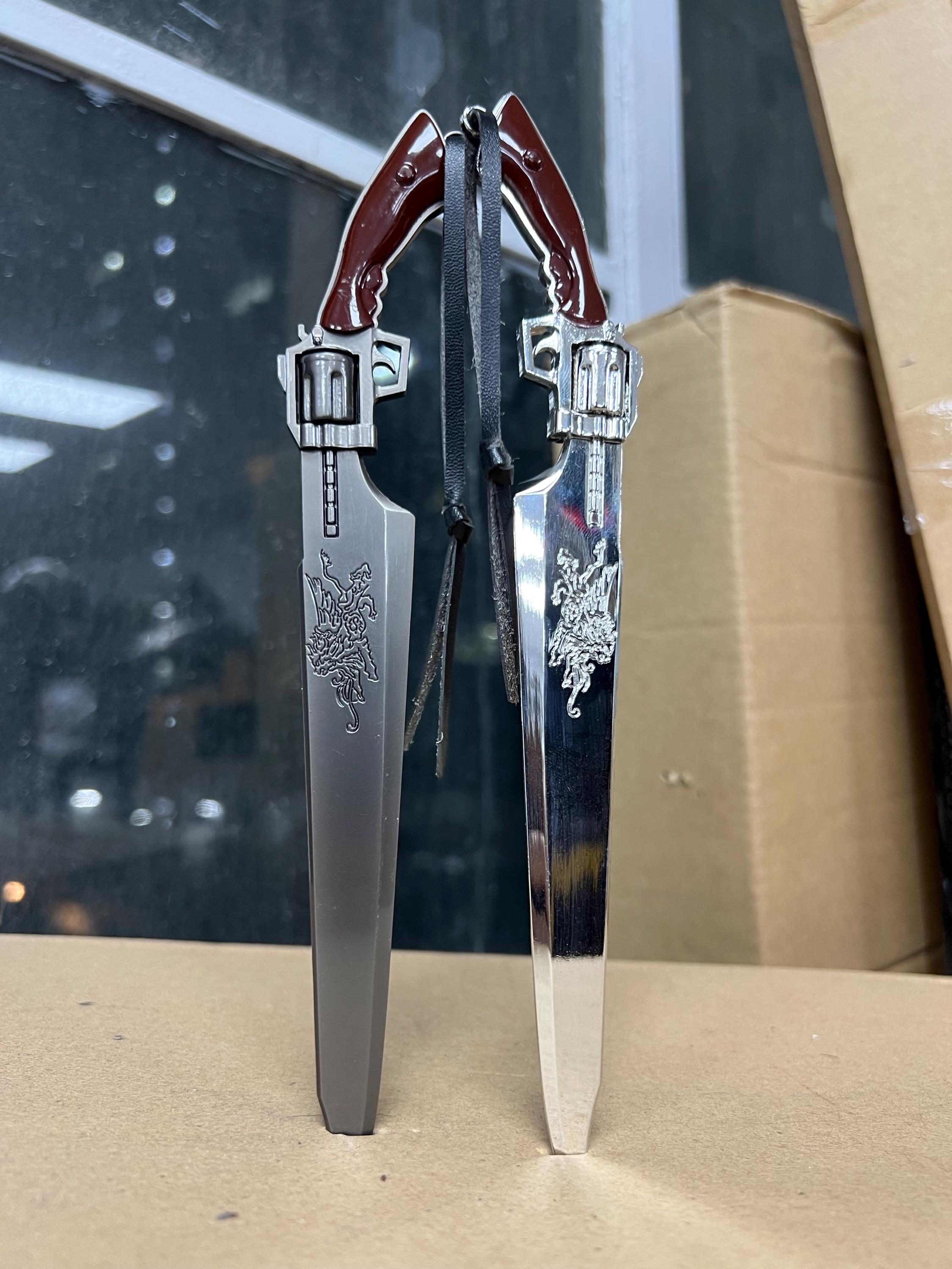 Metal Small Final Fantasy VIII FF8 Squall Gunblade Sword Letter Opener ...