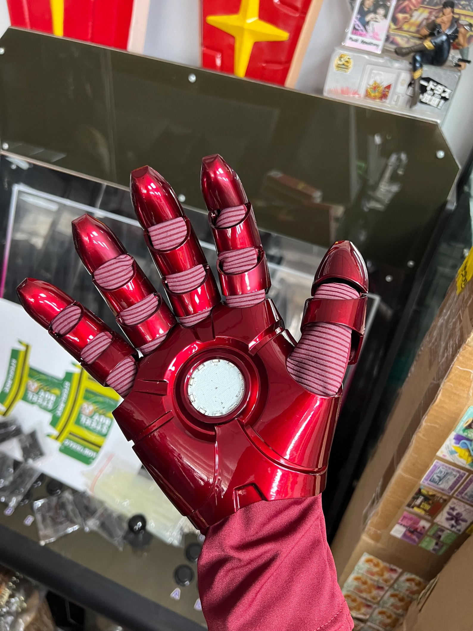 Ironman Iron Man LED Palm Hand Gauntlet Armor Cosplay Toy - Etsy
