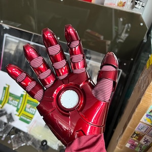 Ironman Iron Man LED Palm Hand Gauntlet Armor Cosplay Toy - Etsy