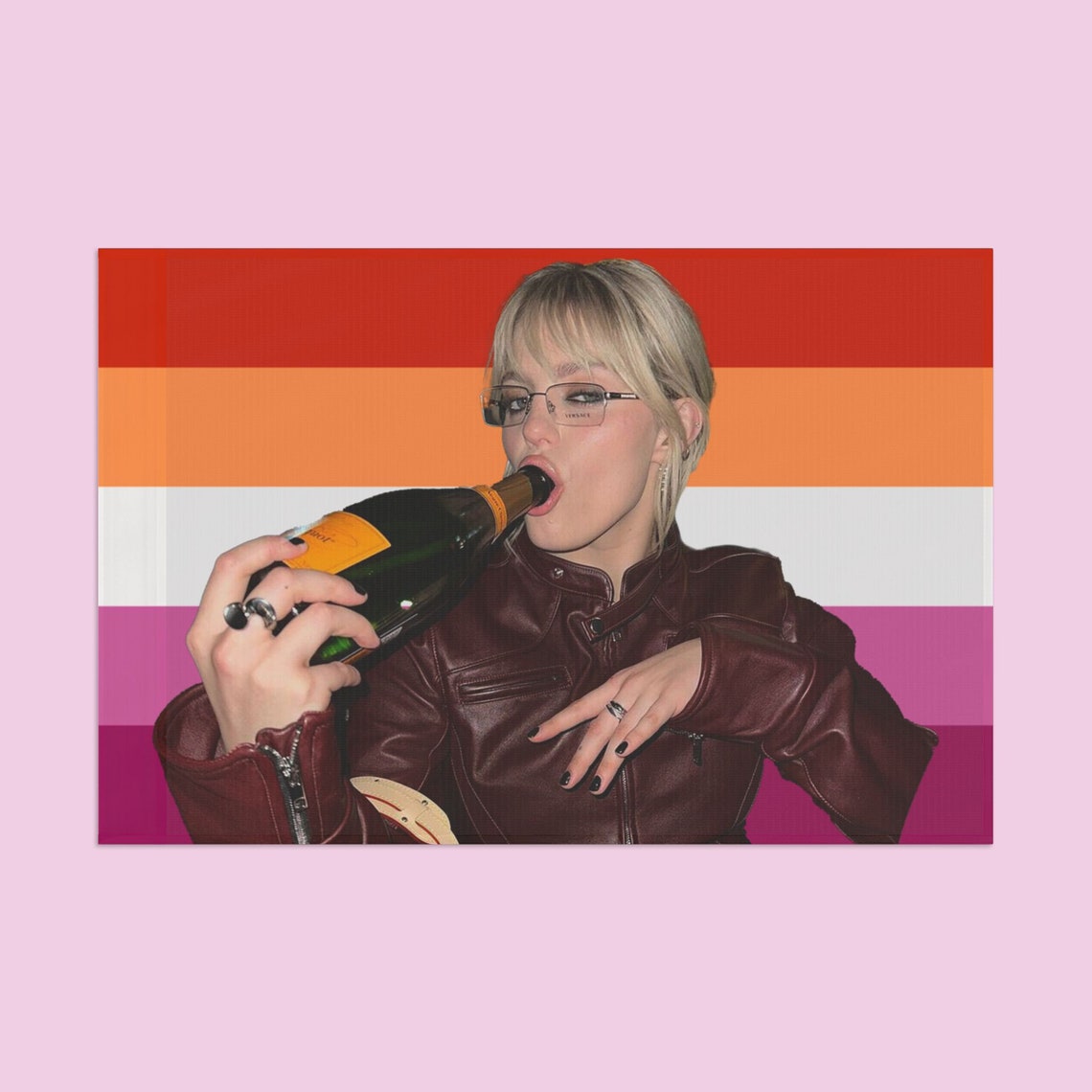 Renee Rapp Lesbian Flag Banner Sapphic Pride Flag, Renee Rapp ...