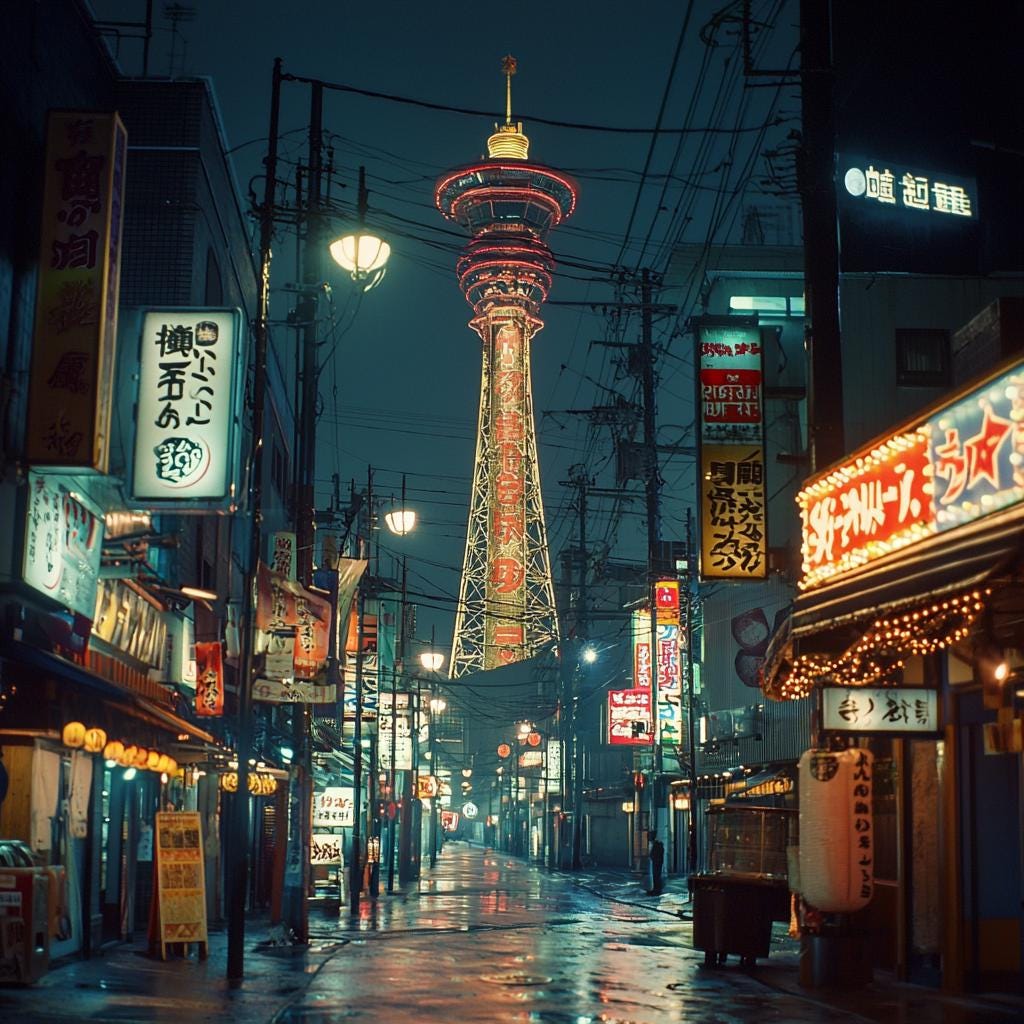 Osaka Architecture Posters Iconic Landmarks & Modern Designs - Etsy