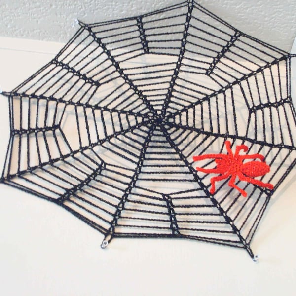 Crochet Spider Web Throw - Etsy