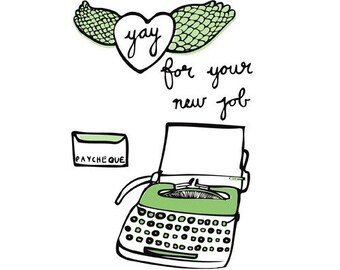 Greeting card yay for your new home | Etsy