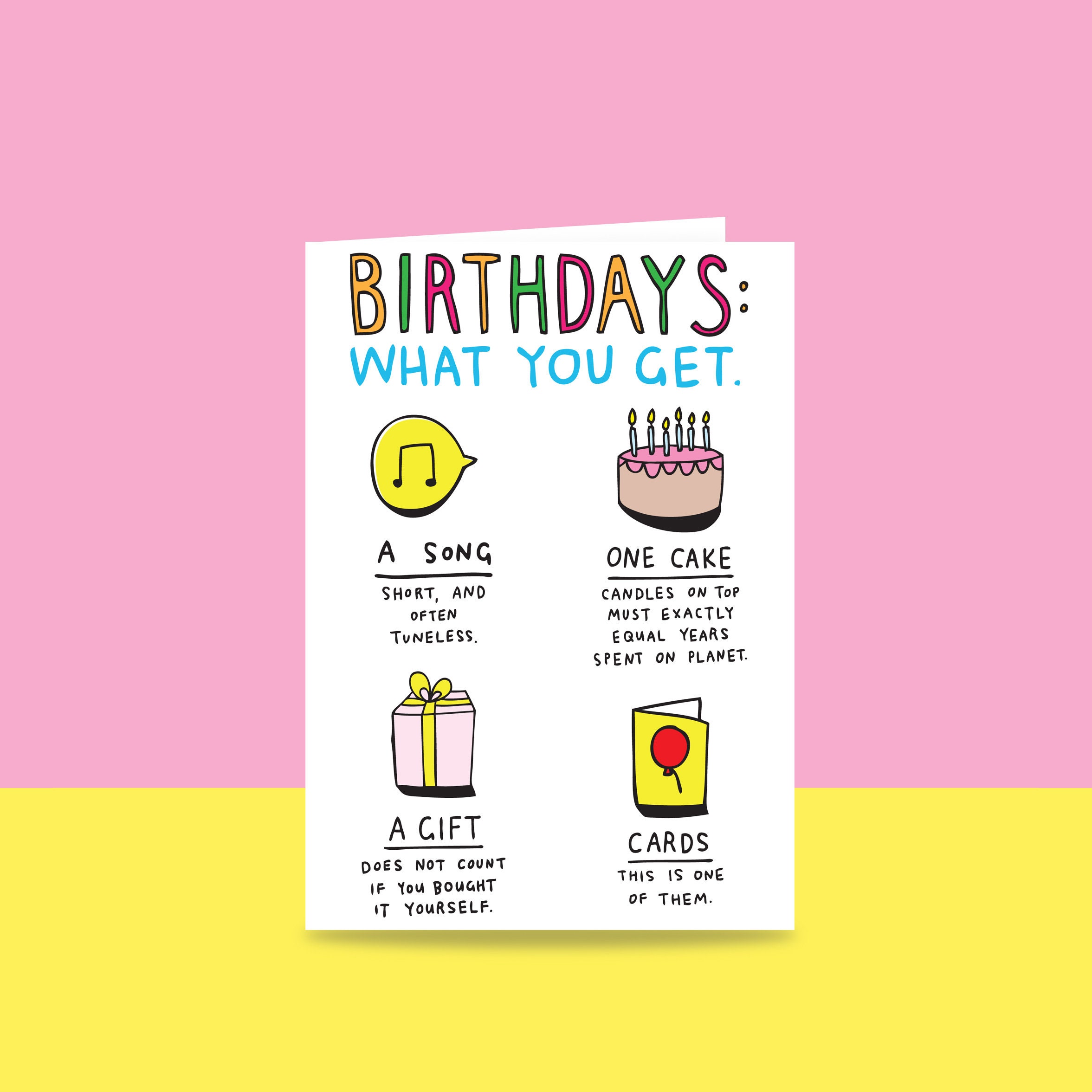 Birthday Card Birthdays: What You Get | Etsy