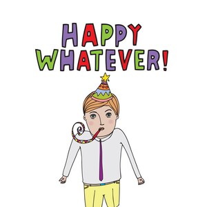 Congratulations Card Happy Whatever - Etsy