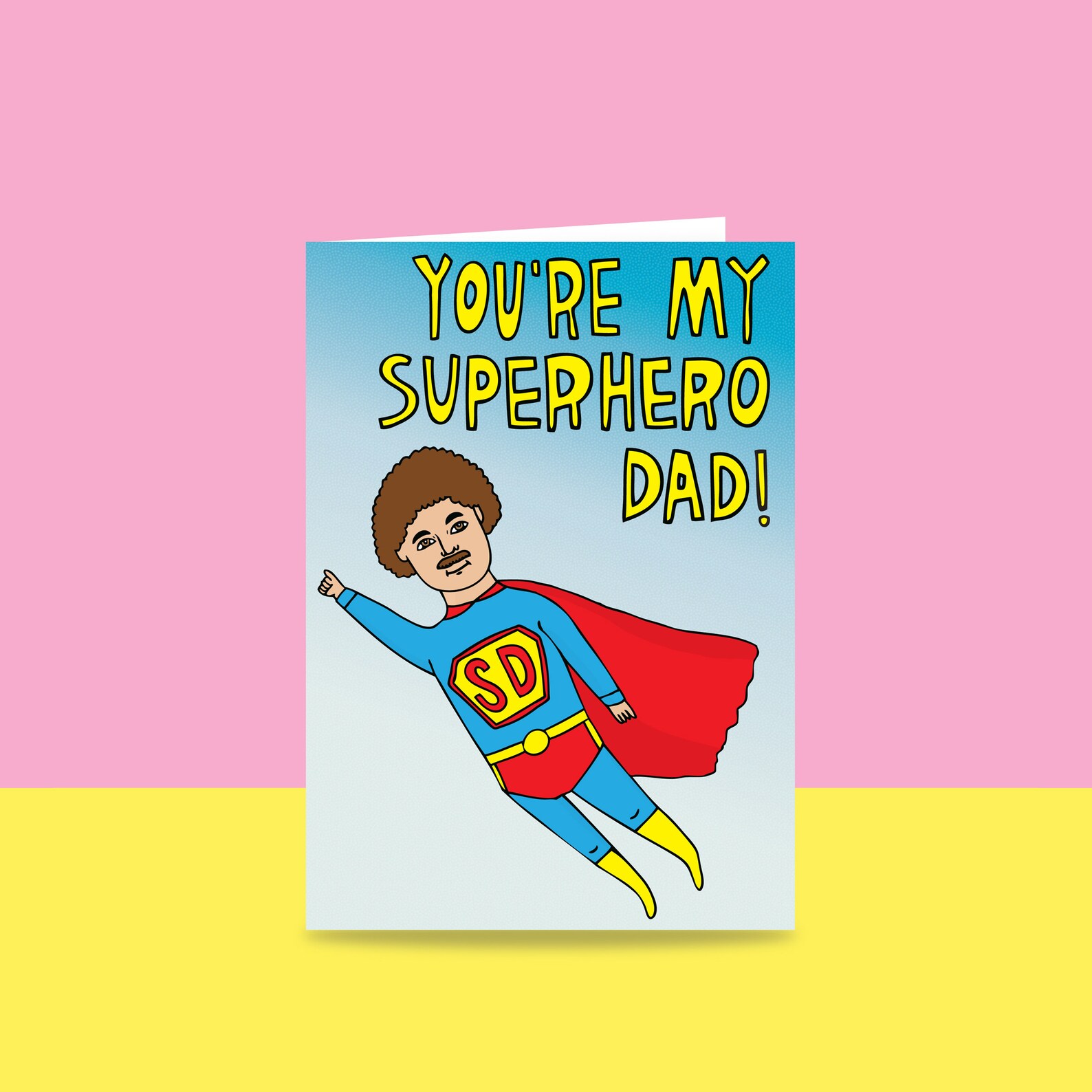 Father's Day Card You're My Super Hero Dad - Etsy