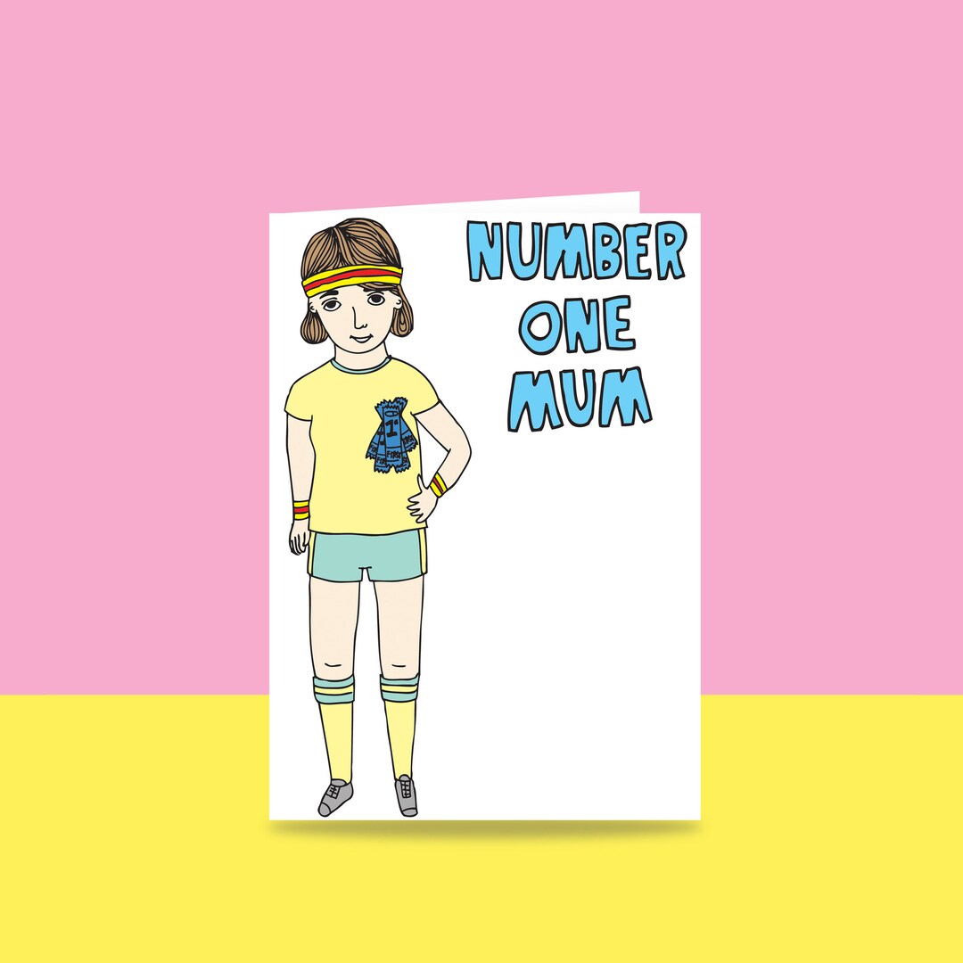 Mother's Day Card Number One Mum - Etsy