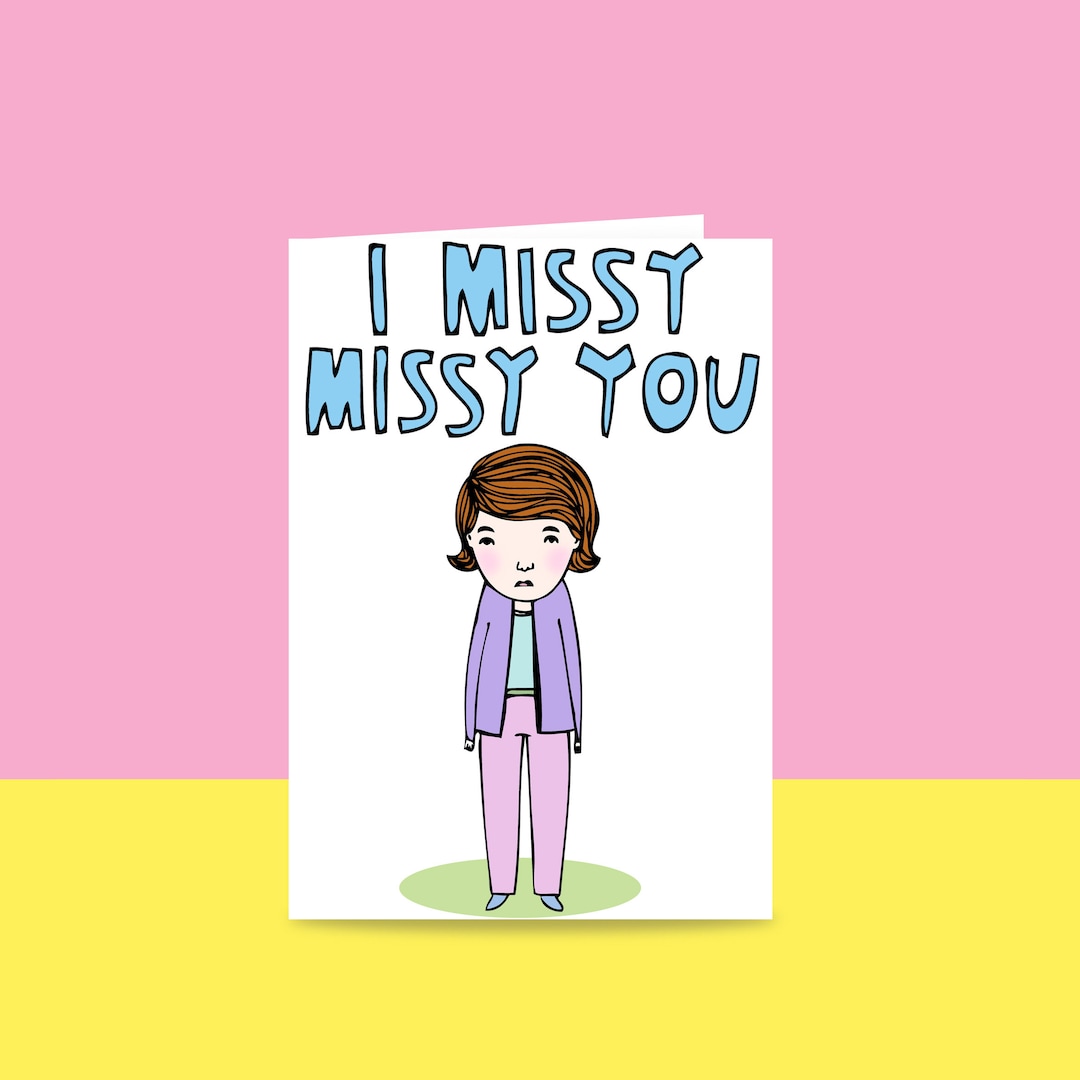 Greeting Card I Missy Missy You - Etsy