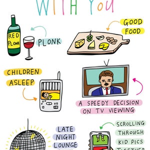 Greeting Card My Perfect Night With You Valentine's - Etsy