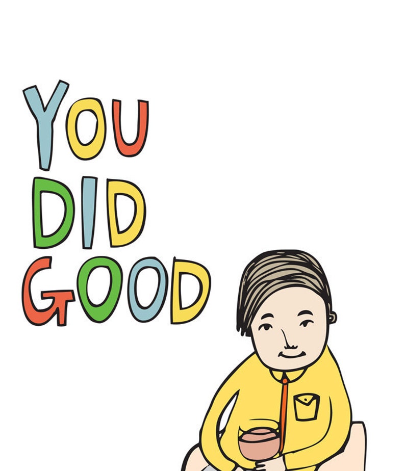 Thank You Card You Did Good - Etsy