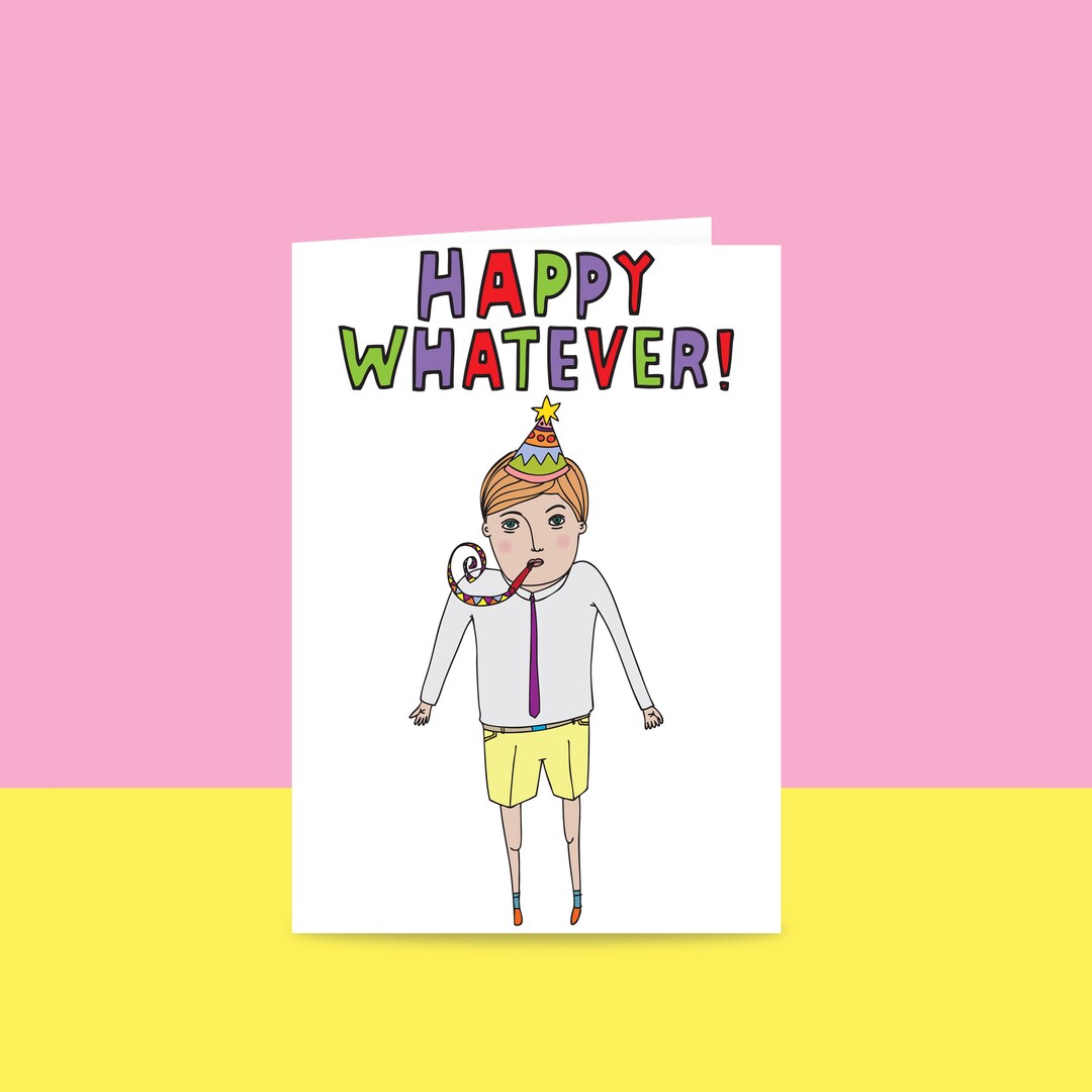 Congratulations Card Happy Whatever - Etsy