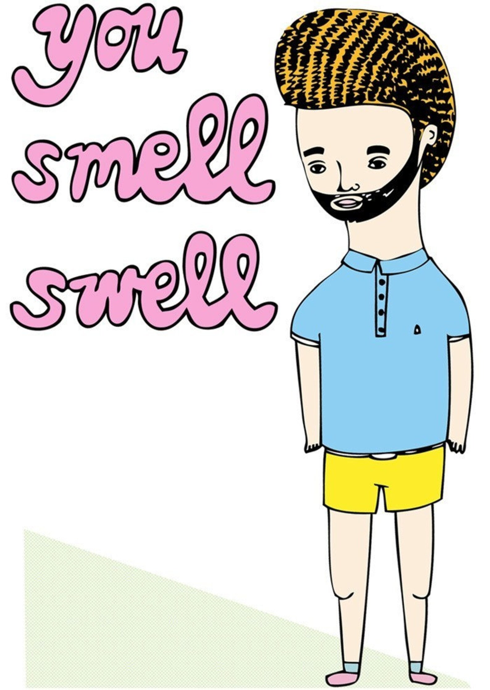 Greeting Card You Smell Swell | Etsy