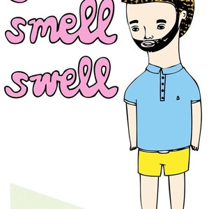 Greeting Card You Smell Swell - Etsy