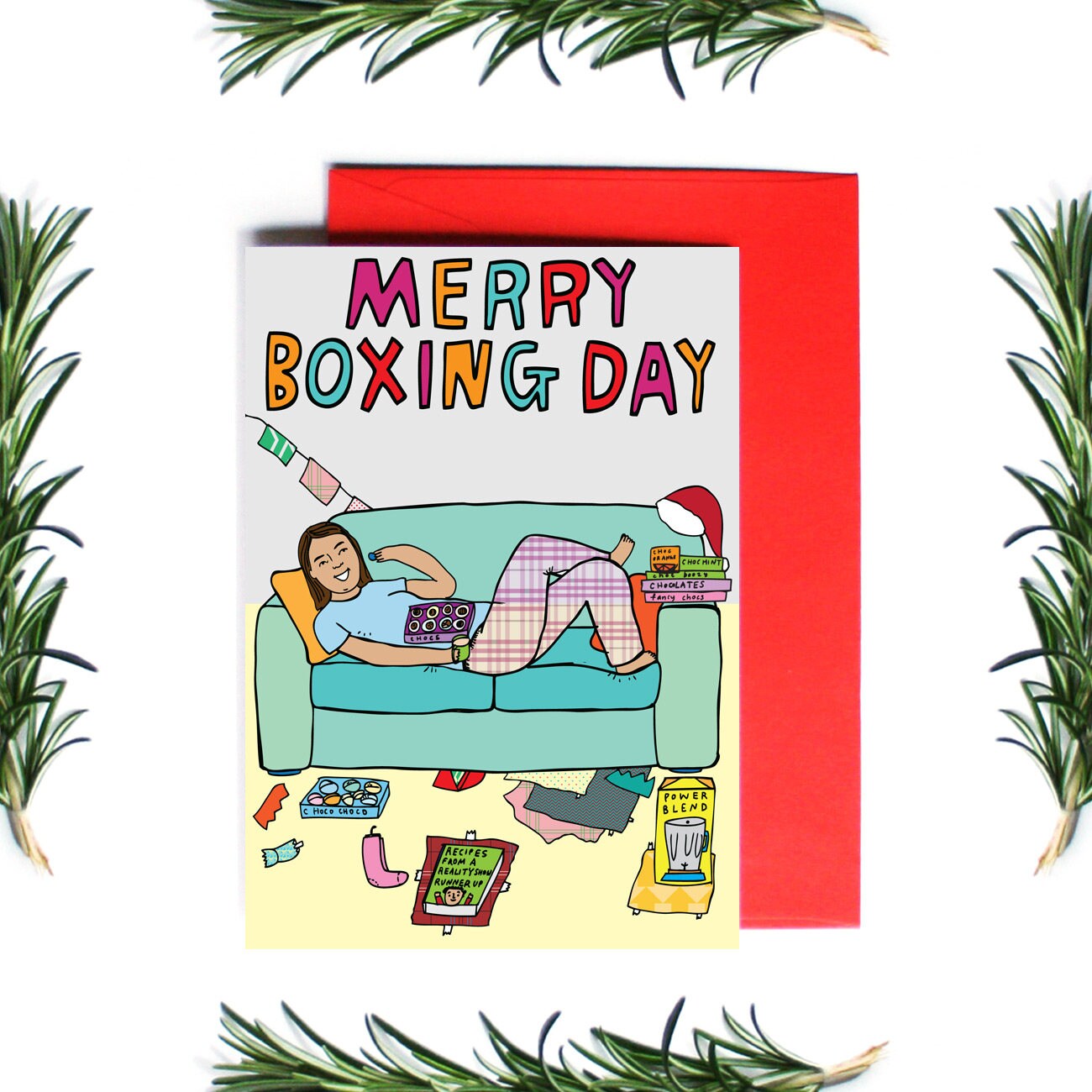 Christmas Card Merry Boxing Day Greeting Card Holiday - Etsy Australia