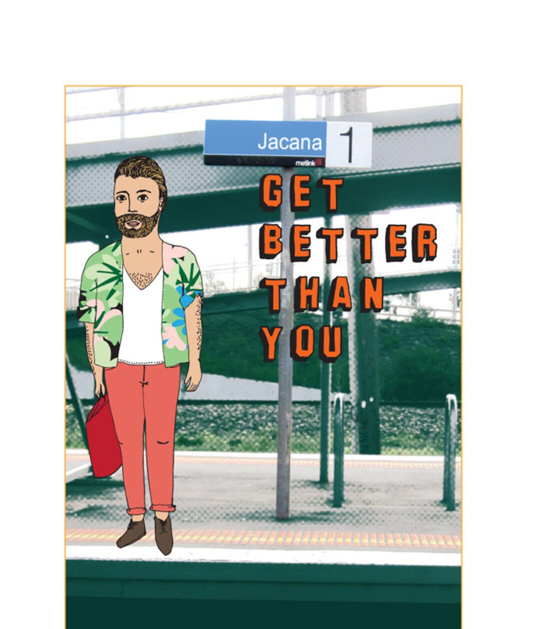 Melbourne Station Card Jacana - Etsy
