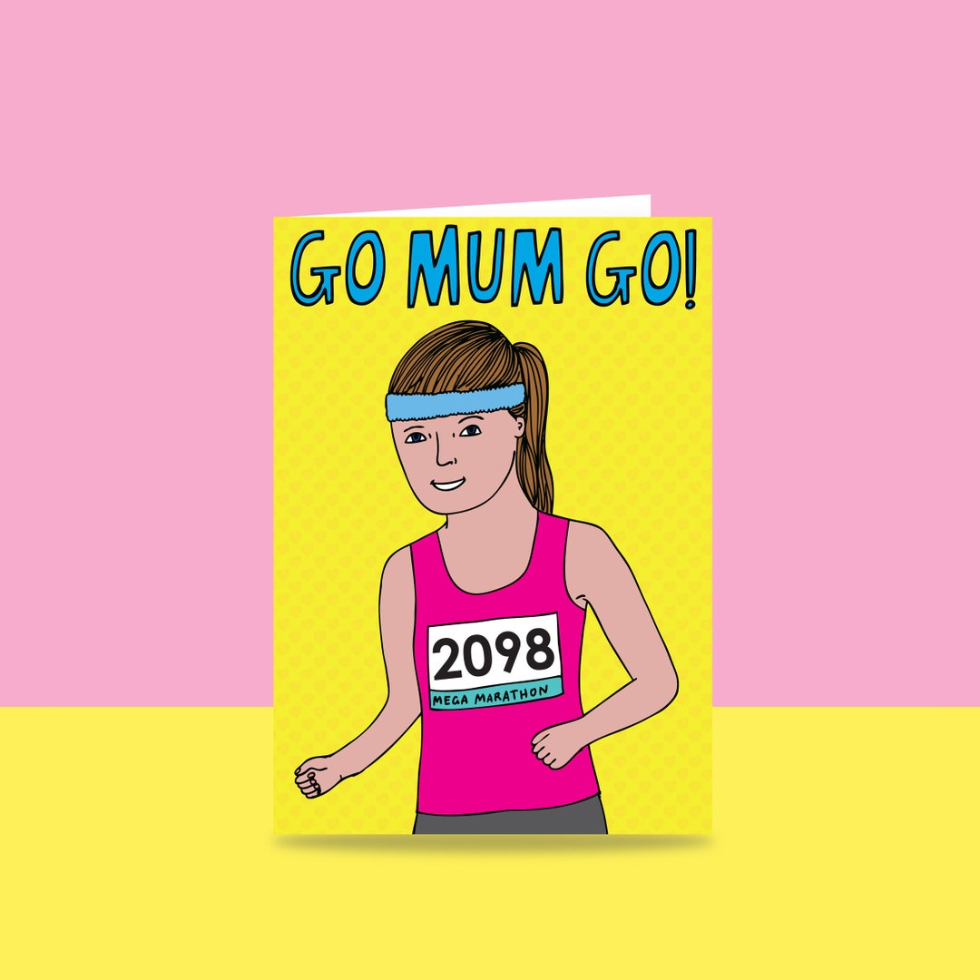 Mothers Day Card Go Mum Go - Etsy