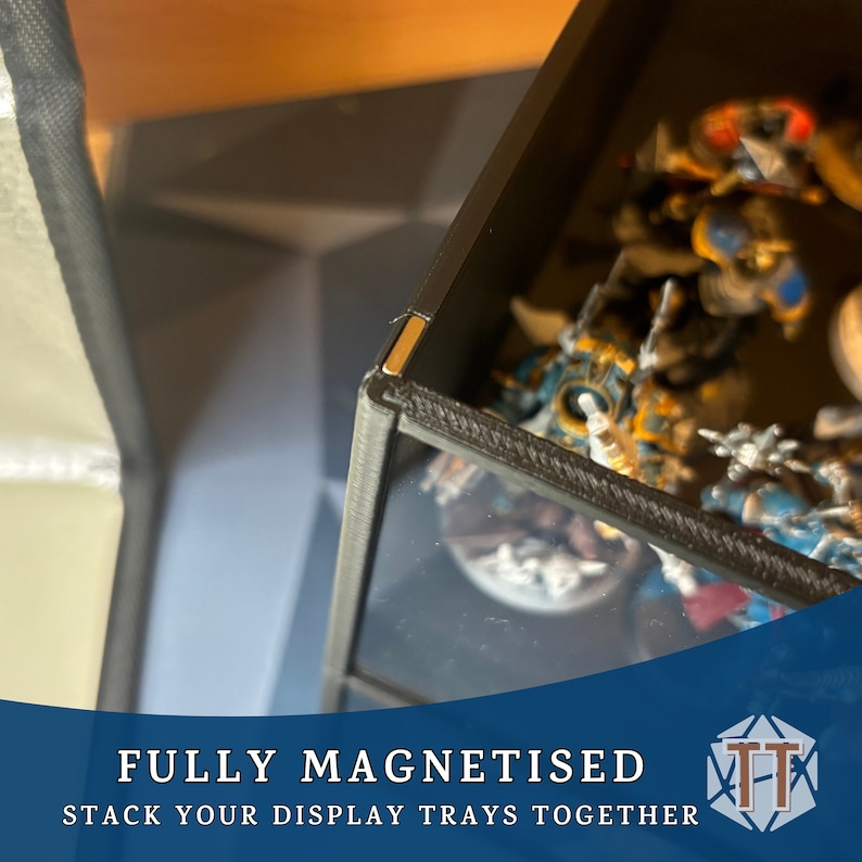 Miniature Storage Tray, Stackable Store and Display Case, Display Shelf ...