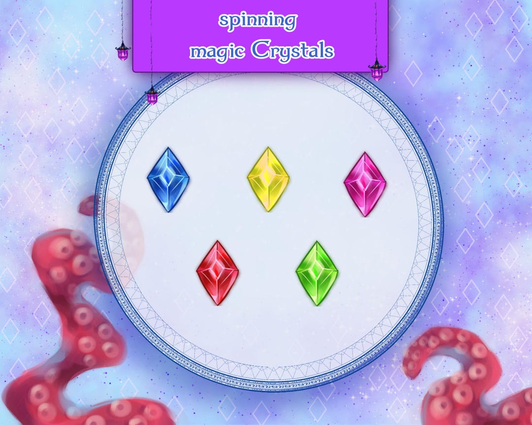 Animated Crystals Emote for Streaming on Youtube, Discord, Twitch as ...