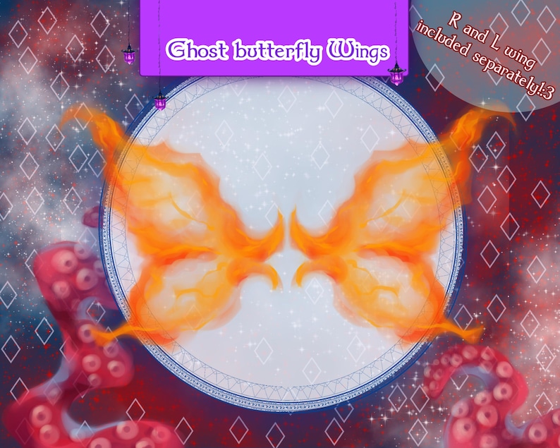 Transparent Wings PNG Sub Badge, Emote, Channel Point for Twitch ...