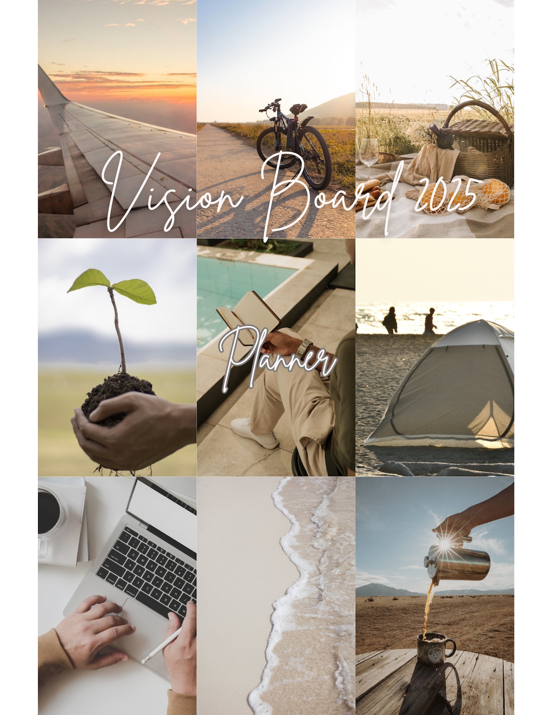 Vision Board Planner - Etsy
