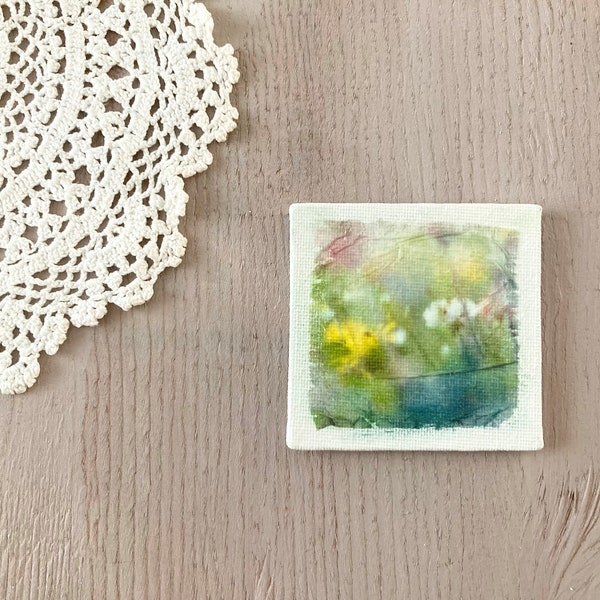 Mini Canvas Magnet - Etsy