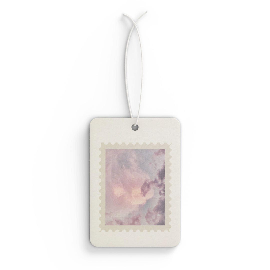Flower Mail Stamp, Moody Aesthetic, Car Air Freshener, Botanical ...
