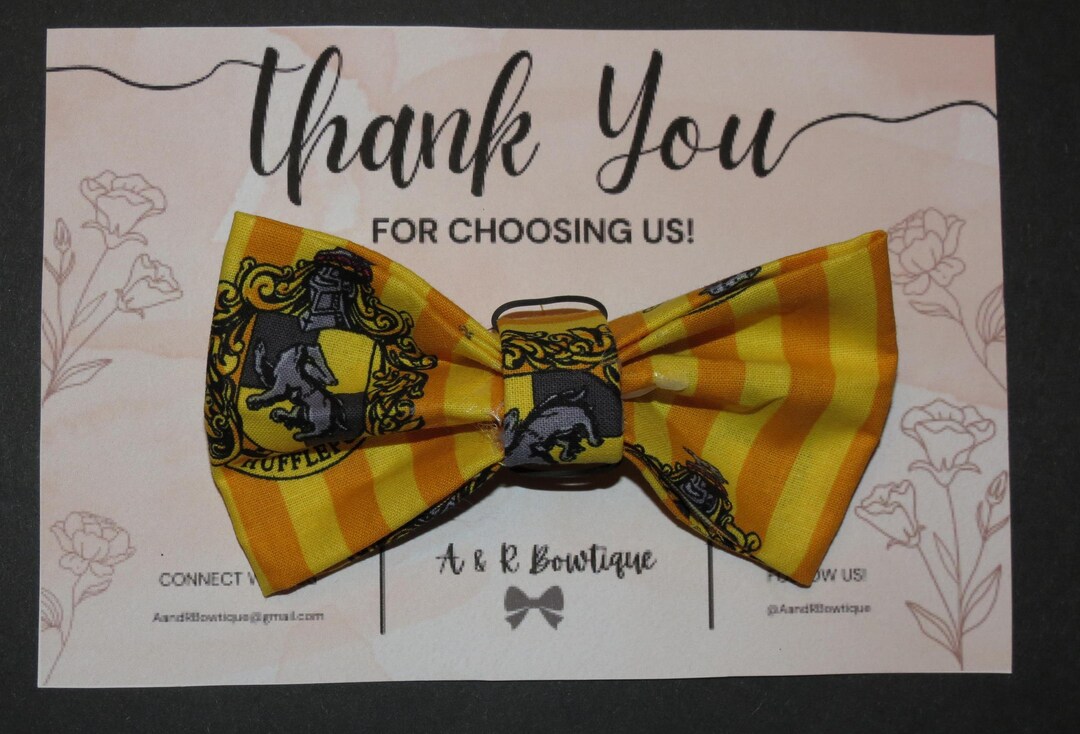 Harry Potter Styled Handmade Pet Bows - Etsy