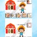Farm Animal Token Board - ABA - Etsy