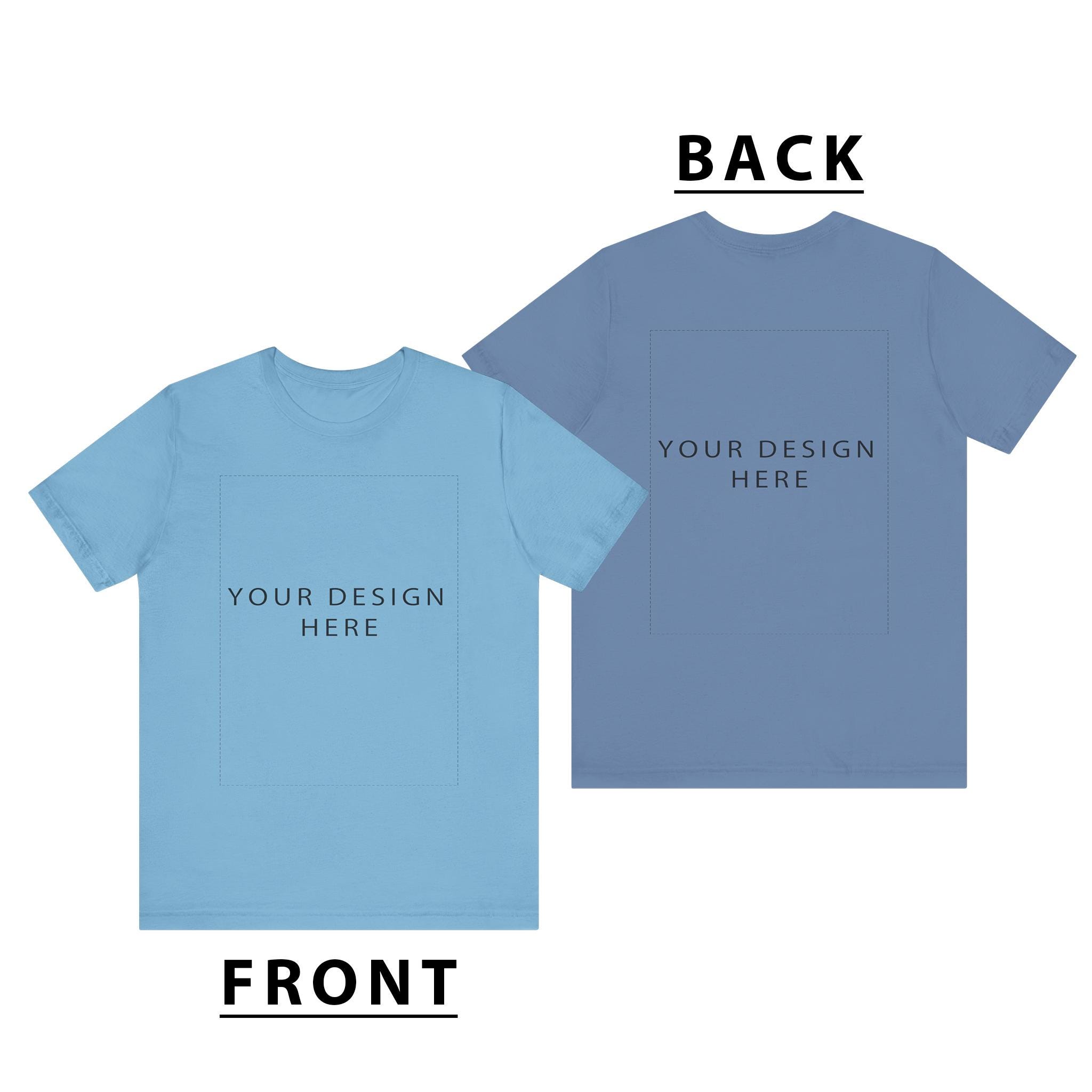 Front and Back Custom Shirt, Custom Tshirt, Custom Shirt, Inspired Text ...