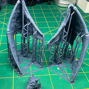 Gargoyle Figure (pre Supported and Unsupported), Stl File 3D Printing ...