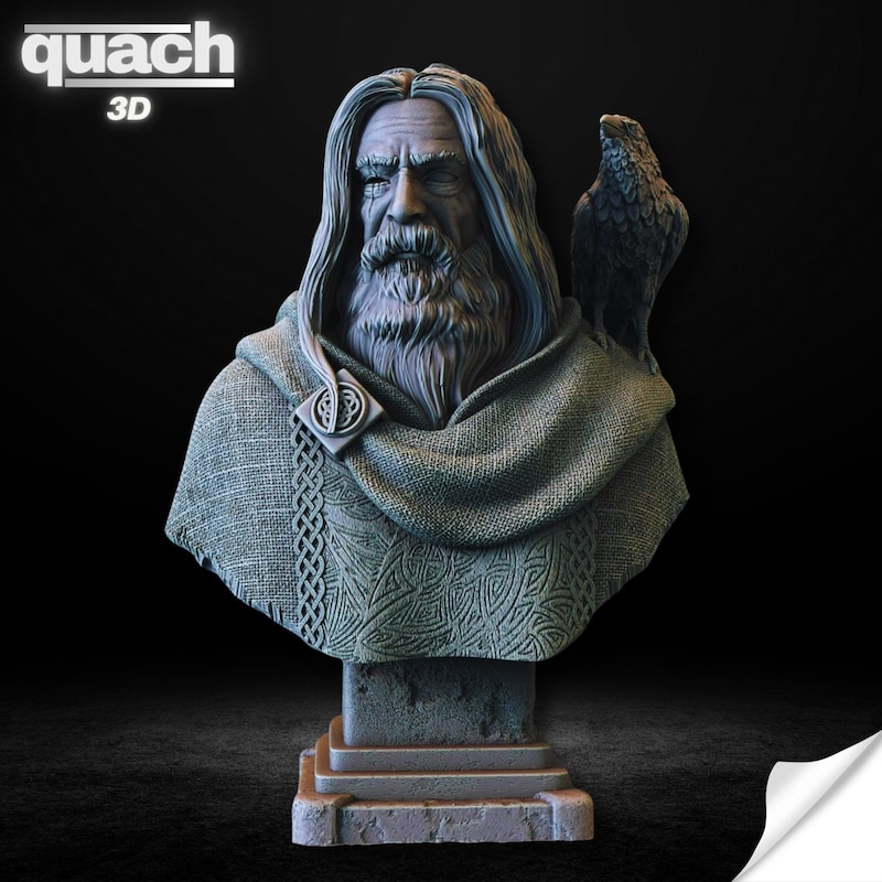 Odin Statue 3d Print - Etsy