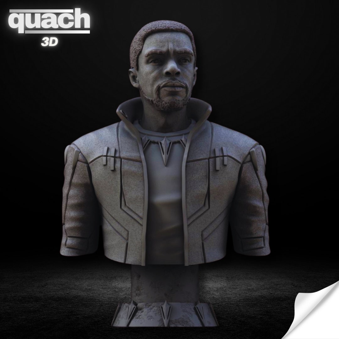 Starlord T'challa Bust (pre Supported and Unsupported), Marvel Stl File ...