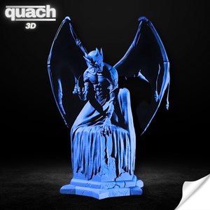 Gargoyle Figure (pre Supported and Unsupported), Stl File 3D Printing ...