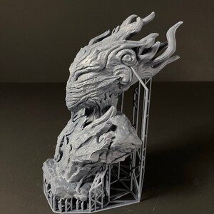 Dark Dryad Bust (pre Supported and Unsupported), Wow Stl File 3D ...