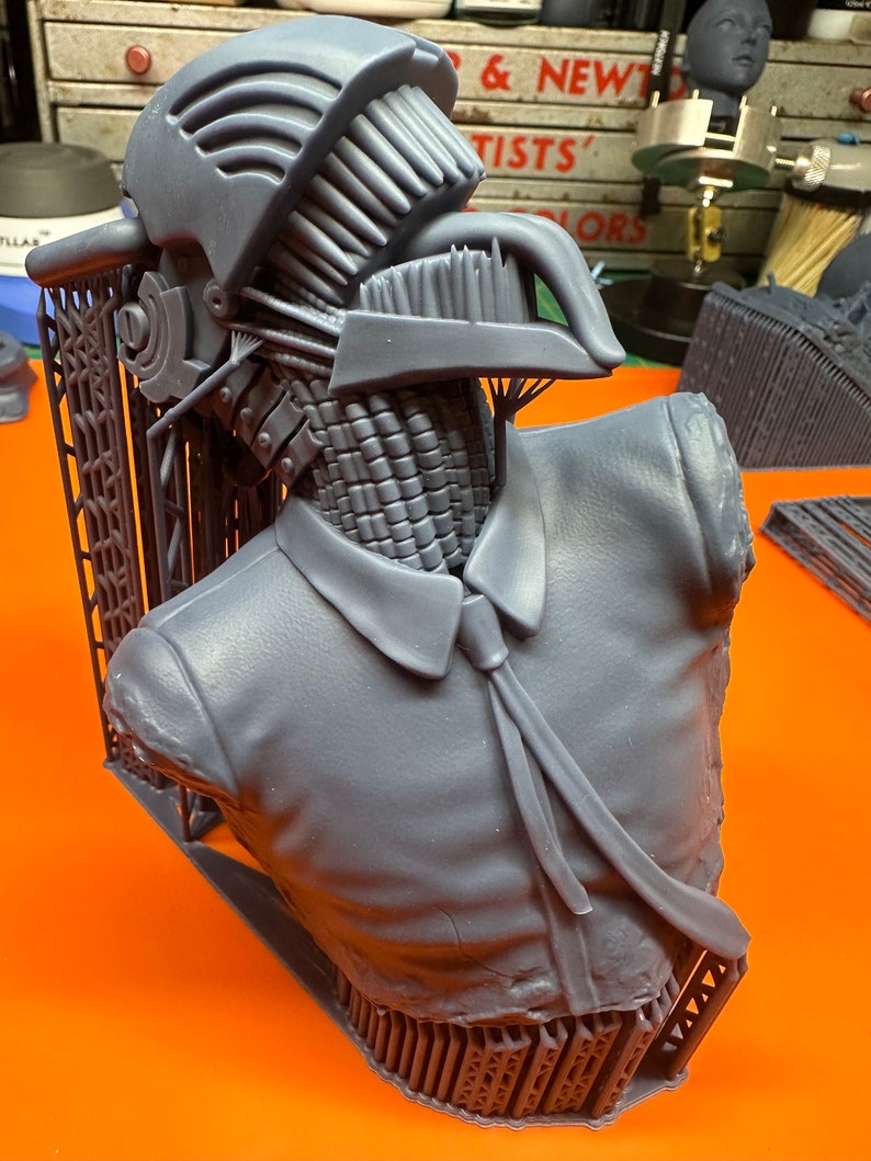 Chainsaw Man Bust pre Supported and Unsupported, Saw Stl File 3D ...