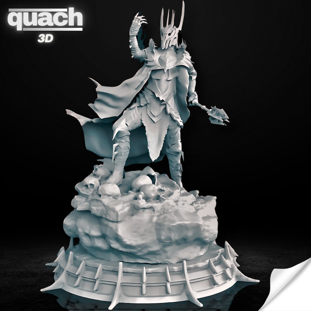 Lord of the Rings Stl, Sauron STL, Sauron 3D Model, Sauron 3D Print ...