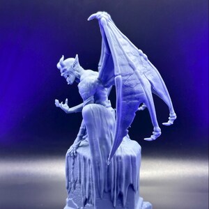Gargoyle Figure (pre Supported and Unsupported), Stl File 3D Printing ...