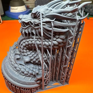 Chinese Dragon Figure (pre Supported and Unsupported), Stl File 3D ...