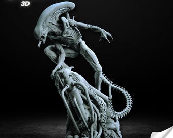 Alien Xenomorph STL File // Lifesize - Etsy