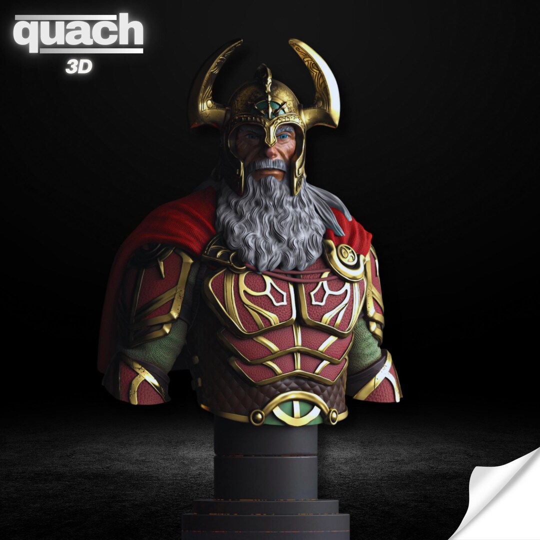 Helm Hammerhand Bust (pre Supported and Unsupported), LOTR Stl File 3D ...