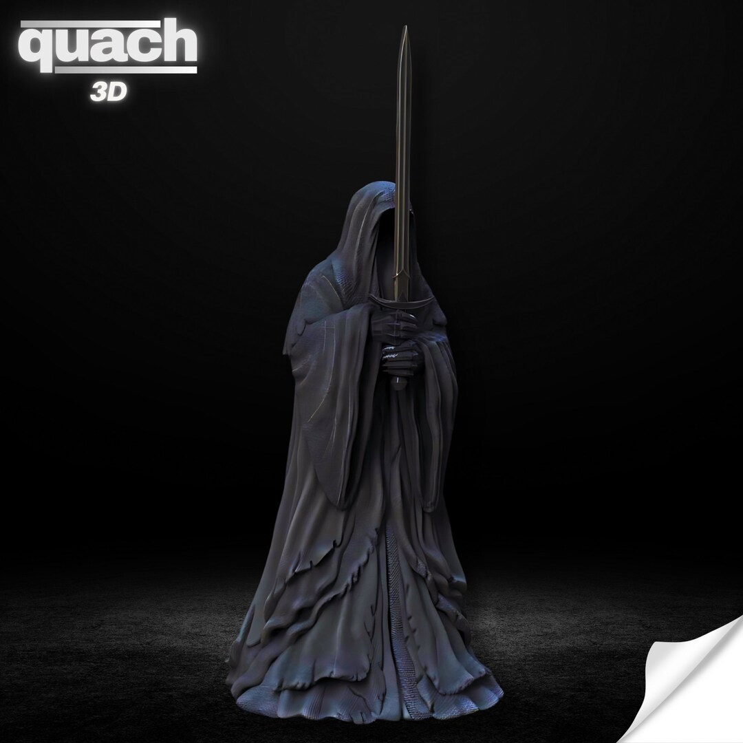Nazgul Figure pre Supported and Unsupported, Nazgul LOTR Stl File 3D ...
