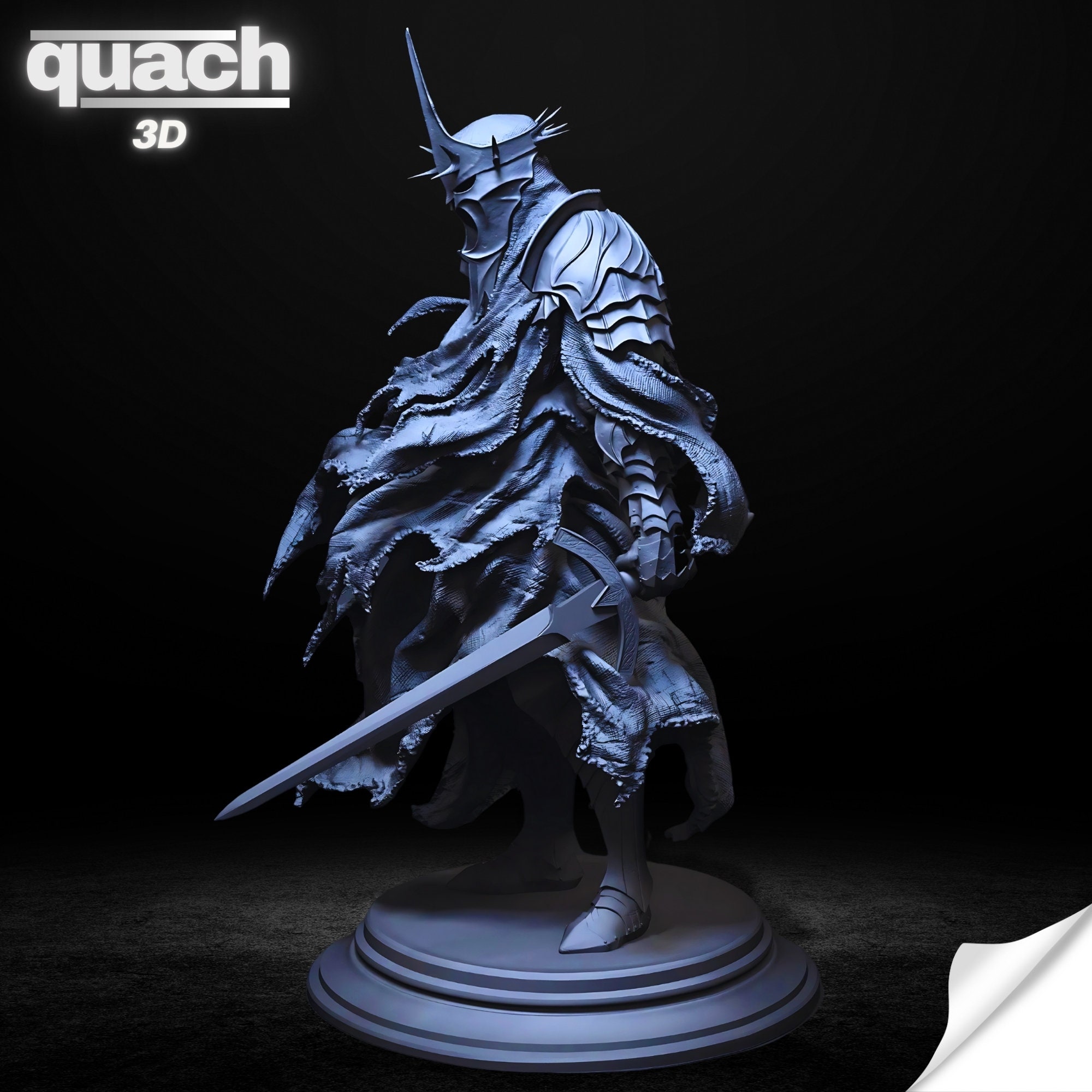 Witch King Big Bust, LOTR Stl File 3D Printing, Stl Model Design ...