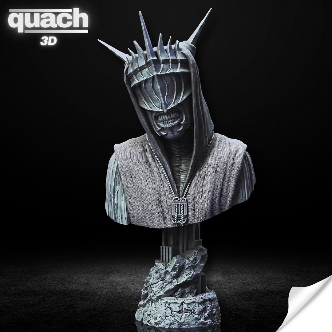 Mouth of Sauron (pre Supported and Unsupported), LOTR Stl File 3D ...