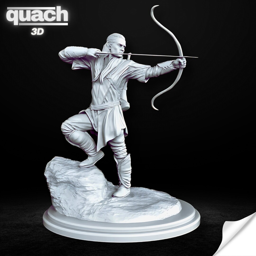 Legolas Figure, Lord of the Rings Stl, Legolas 3D Model, Legolas 3D ...