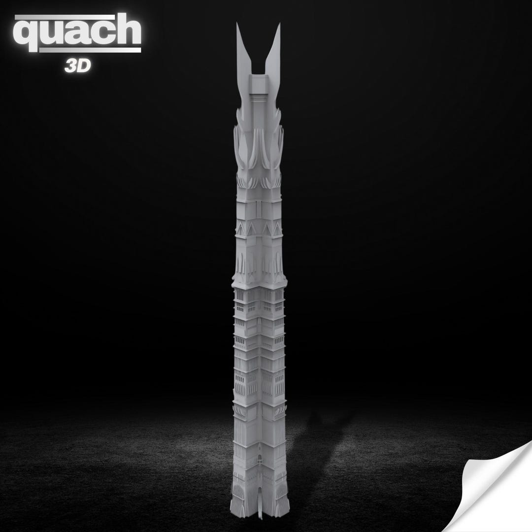 Tower of Orthanc, LOTR Stl File for 3D Printing, Stl 3D Model Design ...