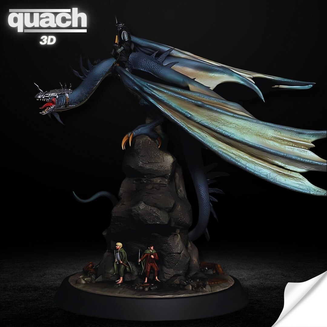 Witch King (nazgul) Diorama, LOTR Stl 3D Printing, Stl 3D Model Design ...