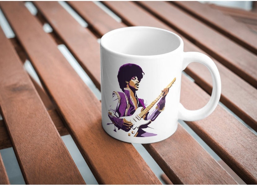 Prince SVG Clipart | Purple Rain Sticker | Music Legend SVG | Guitarist ...