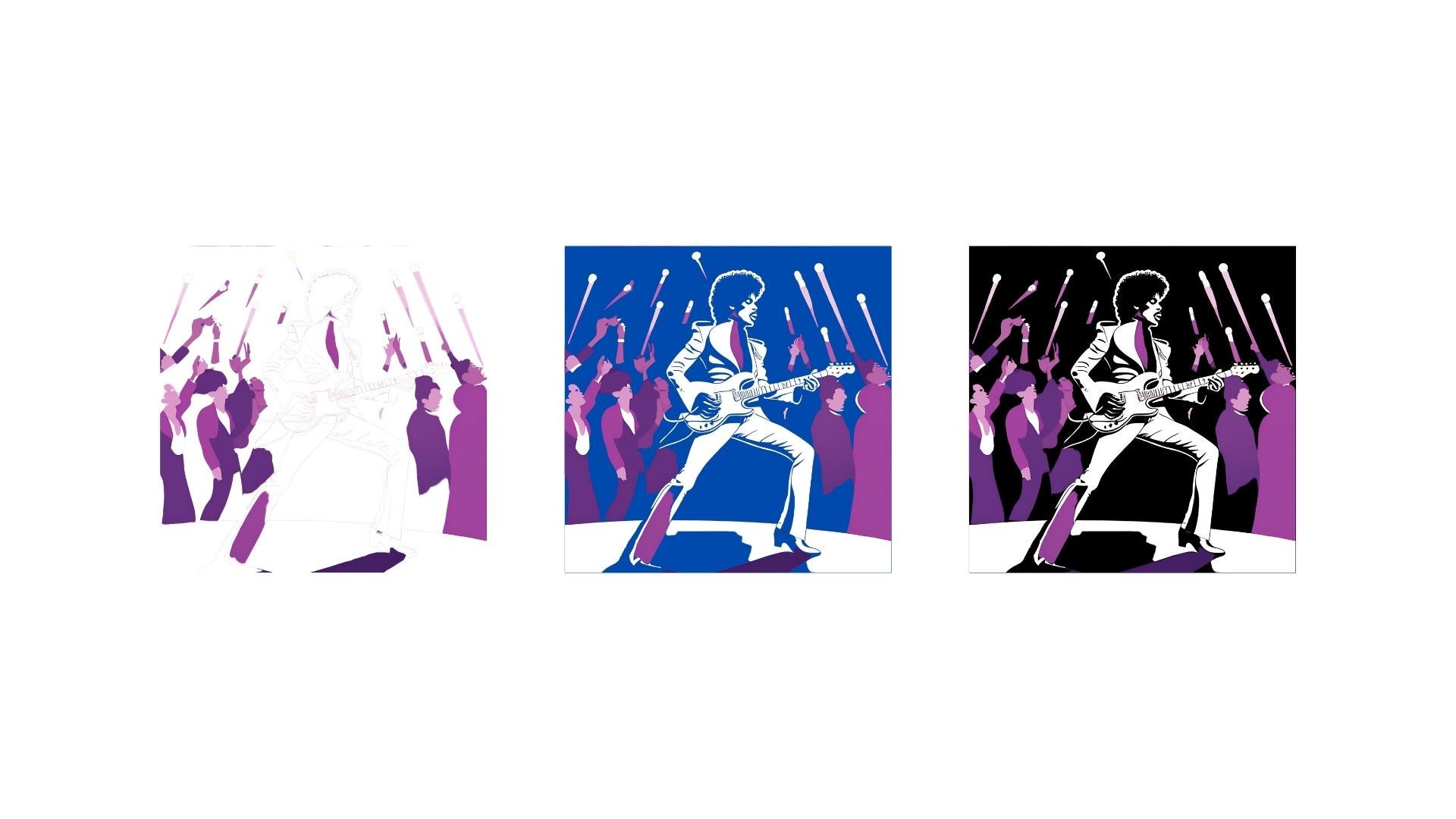Prince SVG Clipart | Purple Rain Sticker | Music Legend SVG | Guitarist ...