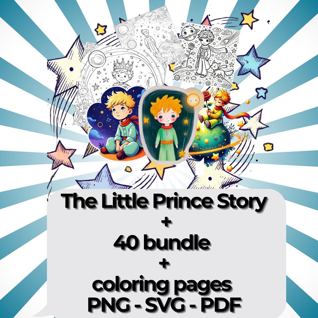 The Little Prince Storybook & Stickers: Fun Learning (digital Download ...