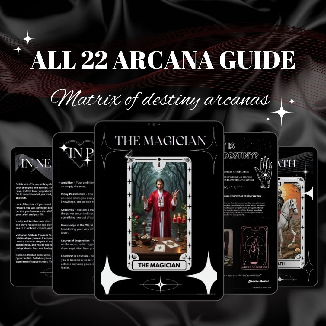 22 ARCANA GUIDE | Matrix Destiny Arcana | Numerology - Etsy
